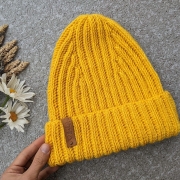 Crochet Ribbed Hat Free Pattern - Crochet Bits