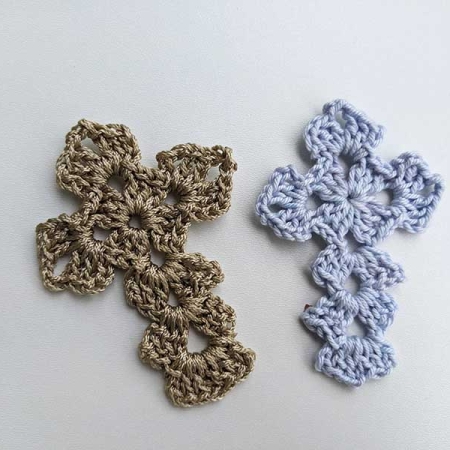 Free Crochet Lace Cross Pattern (Easter Decor) - Crochet Bits