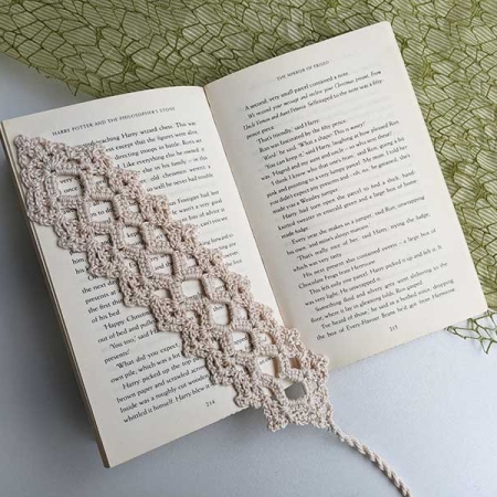 Ads-Free Crochet Lace Bookmark Pattern - Crochet Bits