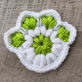 Free Crochet Paw Print Coaster Pattern - Crochet Bits