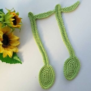 Free Crochet Musical Note Bookmark Pattern - Crochet Bits