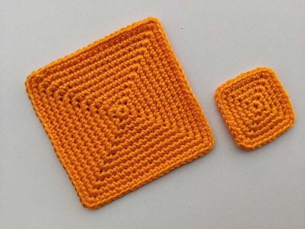 Free Crochet Perfect Solid Granny Square Pattern - Crochet Bits