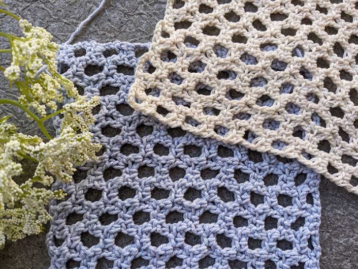 Free Crochet Mesh Stitch Pattern - Crochet Bits