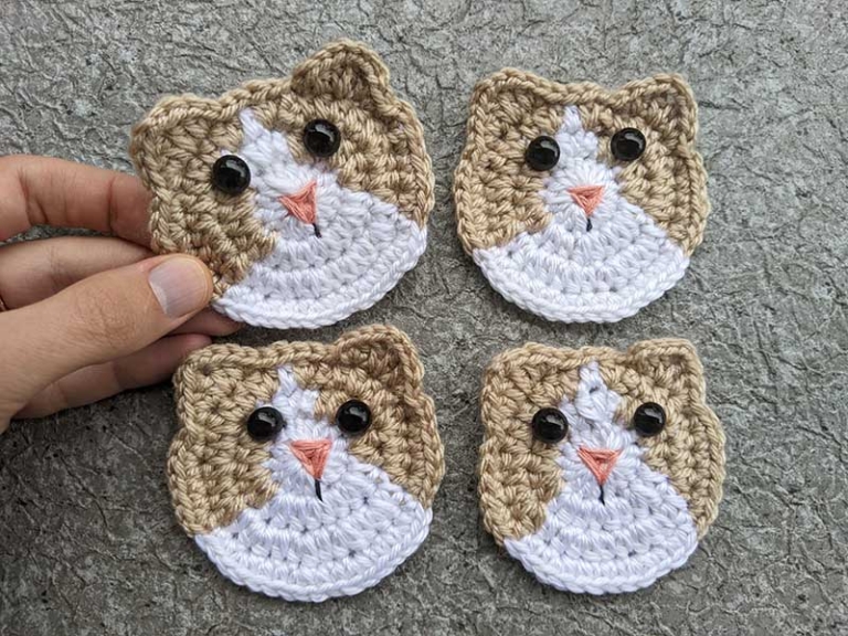 Free Crochet Cat (Kitty) Face Pattern - Crochet Bits