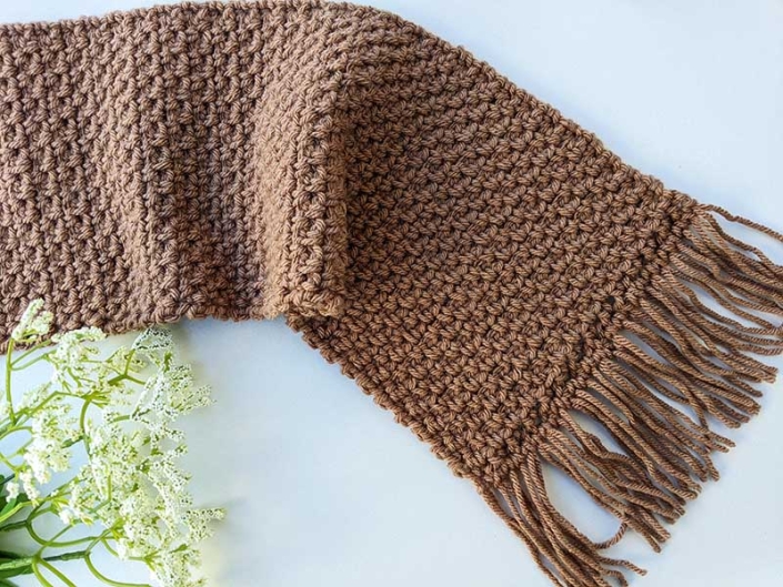 Free Quick & Easy Crochet Scarf Pattern for Men - Crochet Bits